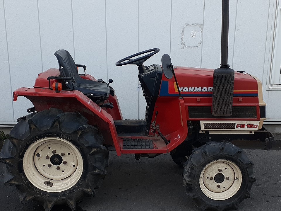 【傷や汚れあり】[難あり] 八戸発 YANMAR ヤンマー トラクター FORTE FB16D 4WD セルスタート 一部動作確認済み 使用 ...