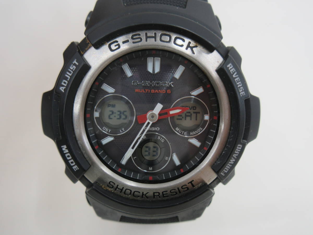 【やや傷や汚れあり】動作品 CASIO カシオ G-SHOCK AMG-M100 電波ソーラー メンズ腕時計の落札情報詳細 - ヤフオク落札 ...