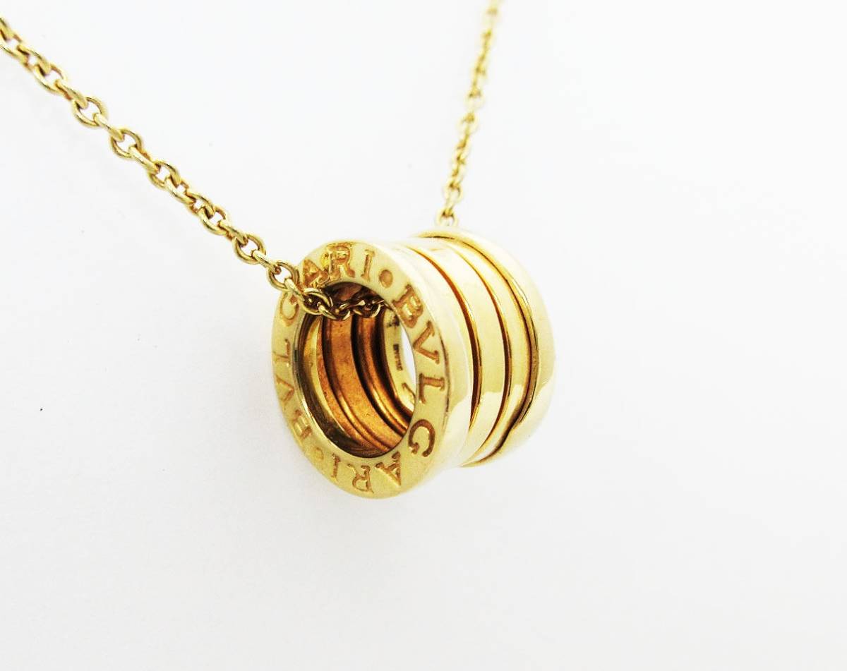 【傷や汚れあり】M11-082《ブルガリ》ビーゼロ ネックレス K18YG★イエローゴールド★BVLGARI B-ZERO1★ペンダント★重量約11.6g★750★ビーゼロワンの落札情報詳細 ...