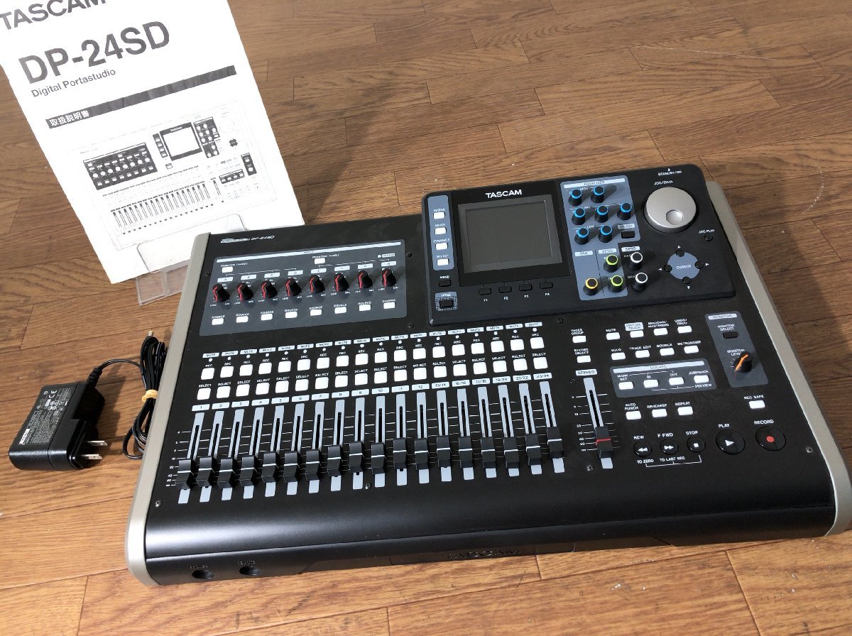 【やや傷や汚れあり】TASCAM DP-24SD MTR レコーダー D113T283 の落札情報詳細| ヤフオク落札価格情報 オークフリー