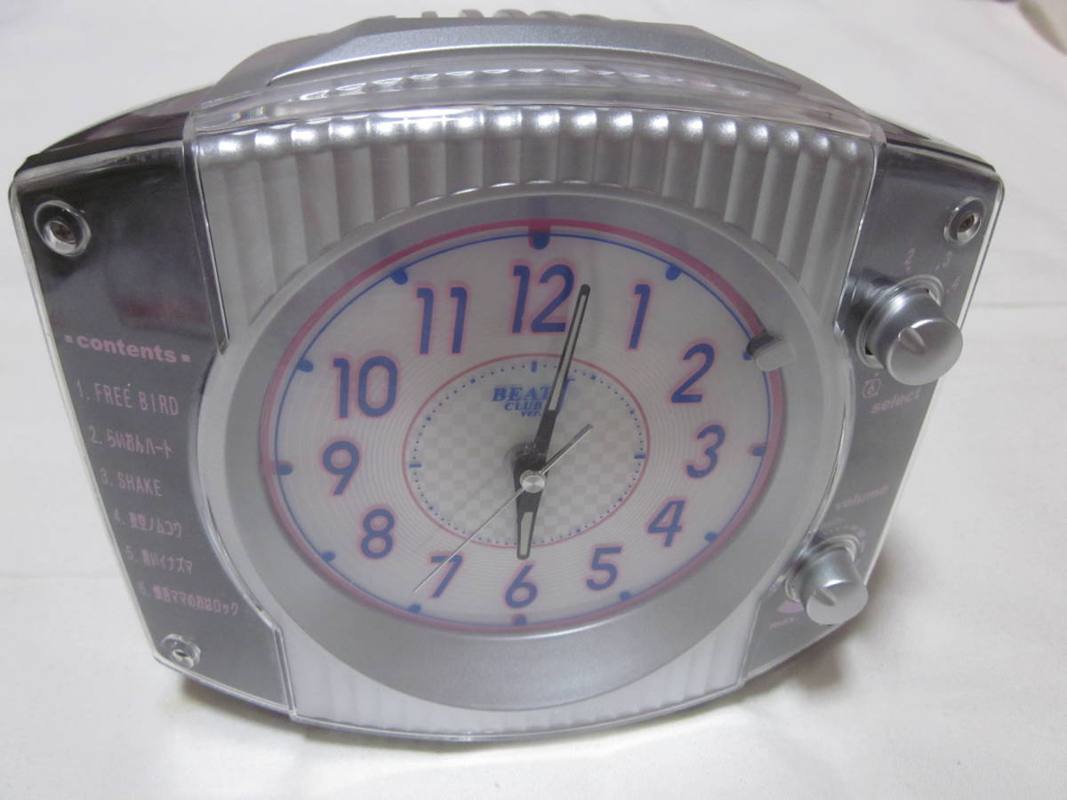 【目立った傷や汚れなし】 【SMAP】 【スマップ】 【beat club ver.J QM736K 】 【メロディーアラーム】 【目覚まし ...