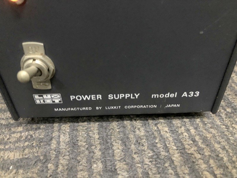 【傷や汚れあり】【動作未確認】LUXKIT POWER SUPPLY MODEL A33 パワーサプライ K0210の落札情報詳細 ...
