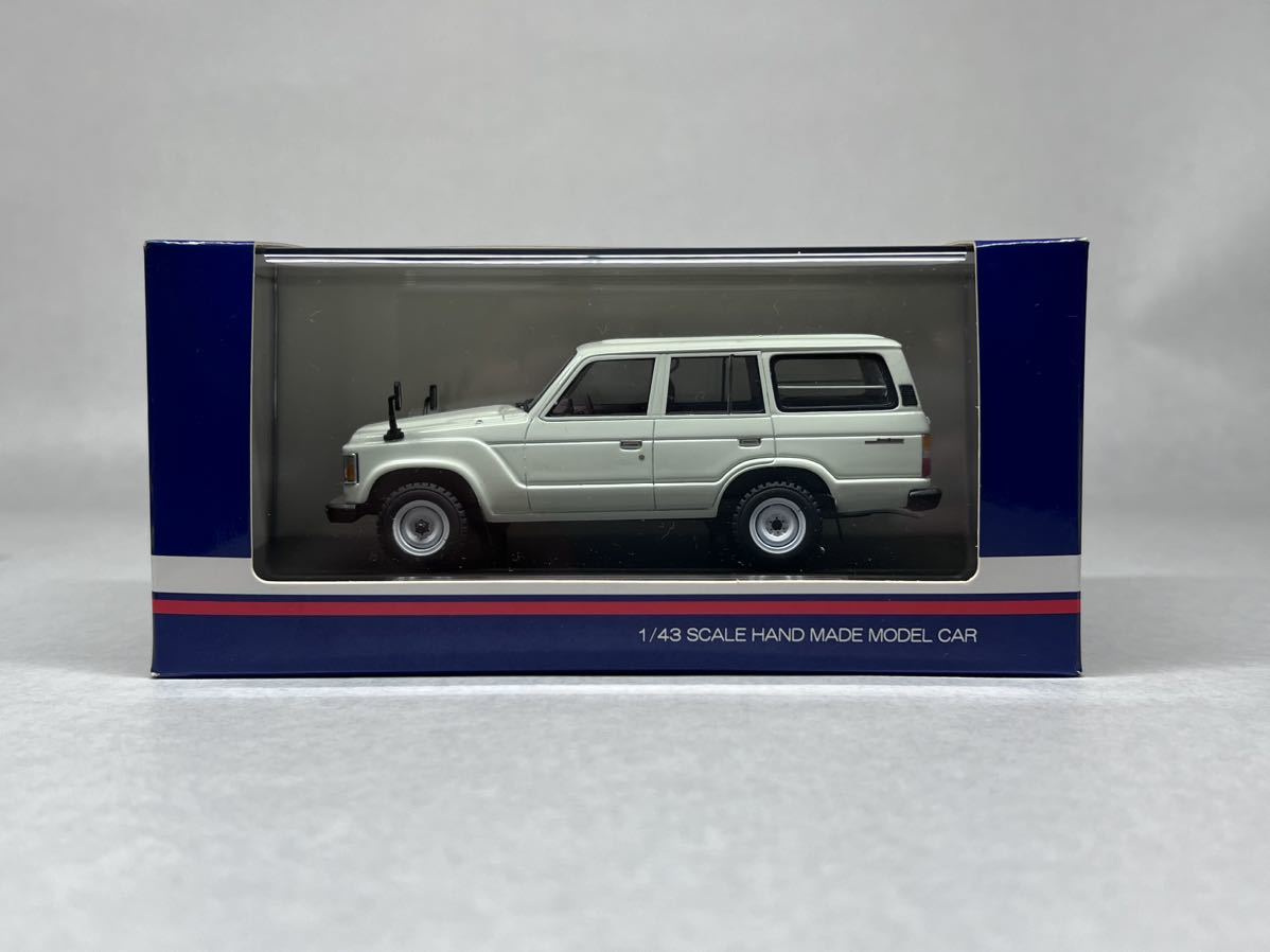【傷や汚れあり】☆【込】ハイストーリー 1 43 トヨタ ランドクルーザー 60 Gパッケージ 1980 ホワイト Land Cruiser