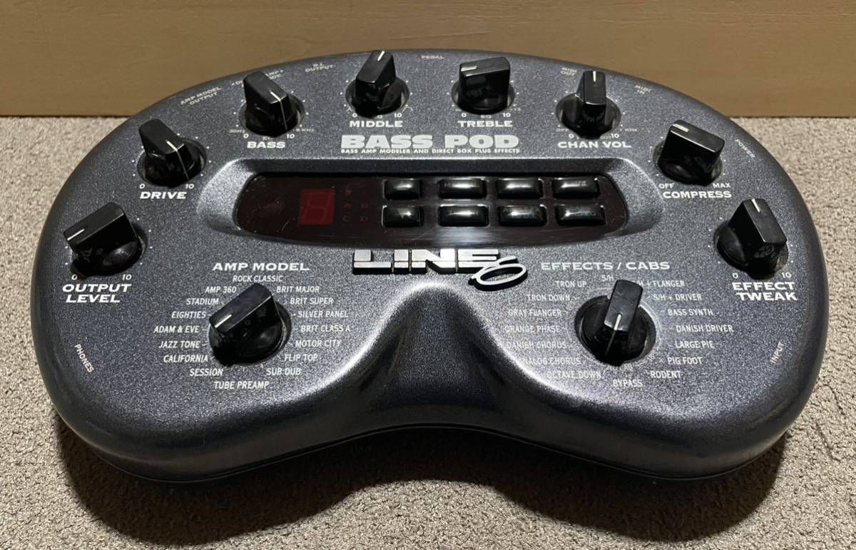 【傷や汚れあり】【 LINE6 - BASS POD - The Complete Bass Tone Solution 】の落札情報詳細 ...