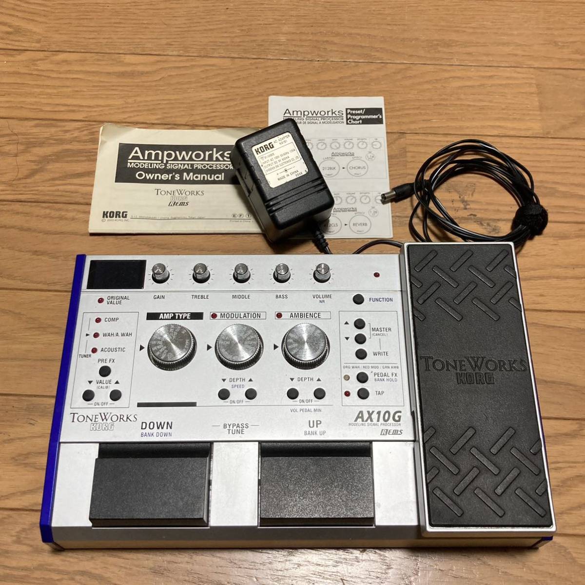【やや傷や汚れあり】KORG TONEWORKS AX10G 動作品 取説付属 マルチエフェクターの落札情報詳細 - ヤフオク落札価格検索 ...