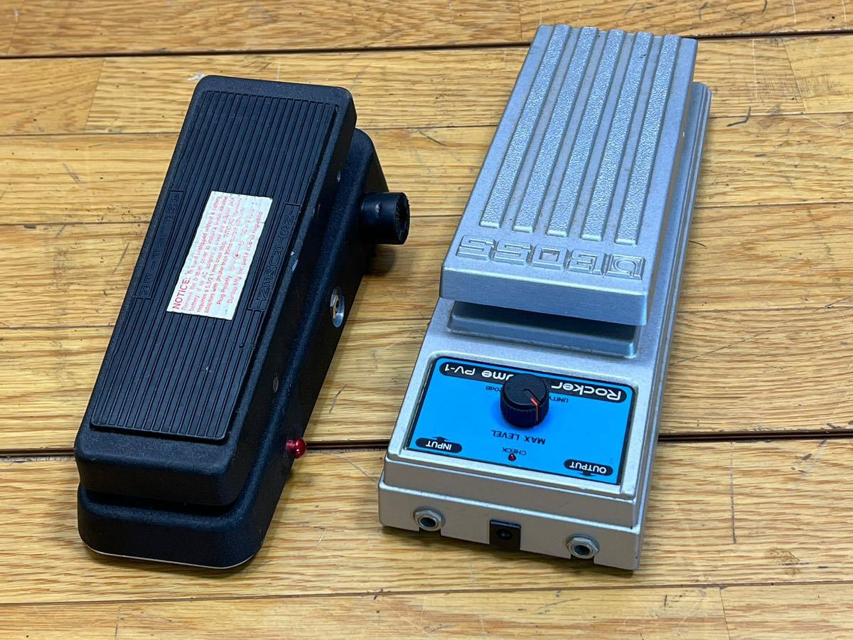 【やや傷や汚れあり】BOSS ROCKER VOLUME PV-1 / CRY BABY クライベイビー 535 JIMDUNLOP ...