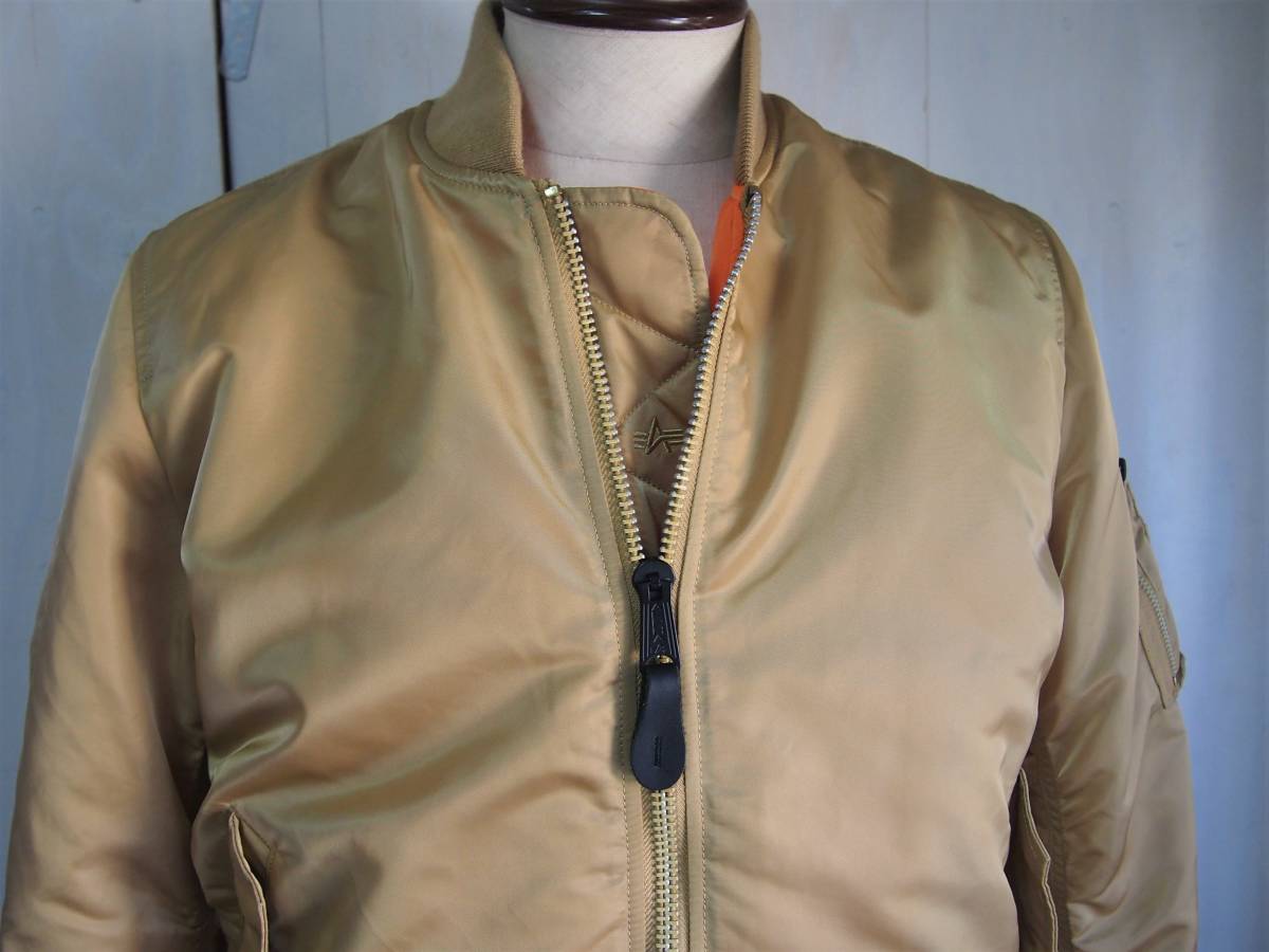 【目立った傷や汚れなし】ALPHA アルファ MA-1 フライトジャケット JAPAN FIT L /20004-416 キャメル の落札情報詳細 - ヤフオク落札価格検索 オークフリー