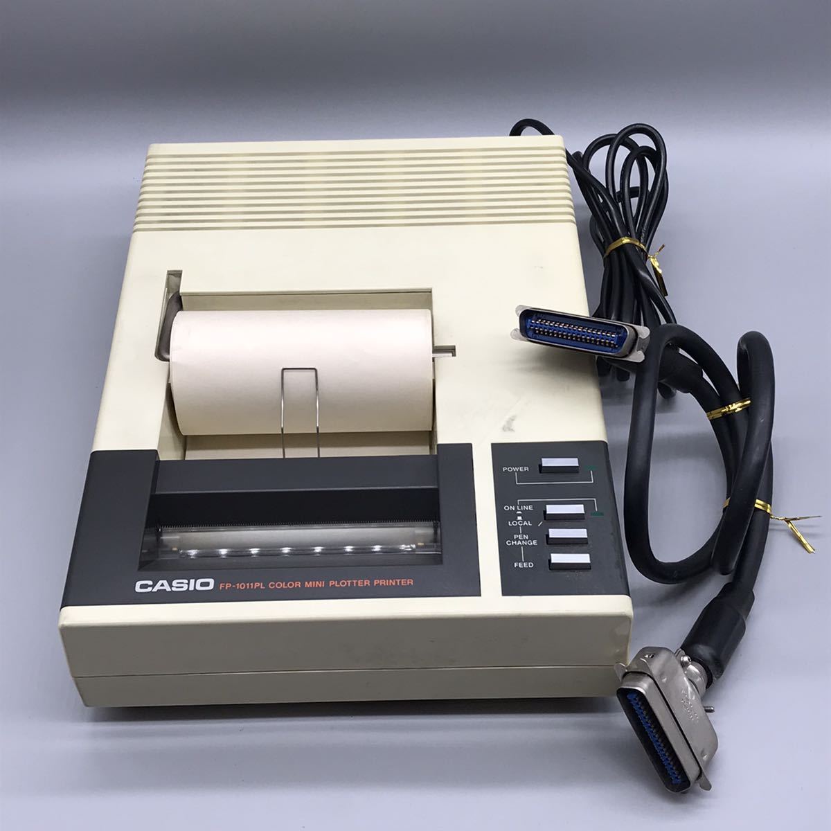 【やや傷や汚れあり】CASIO カシオ FP-1011PL MINI PLOTTER PRINTER プロッタープリンター COMPUTER ...