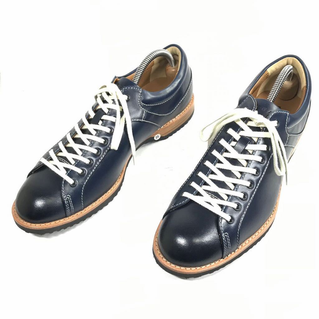 【未使用】未使用品【リーガル】本物 REGAL 靴 25cm 紺 スニーカー カジュアルシューズ NC22D 57RR 本革 レザー 男性用 メンズの落札情報詳細 - ヤフオク落札価格検索 ...