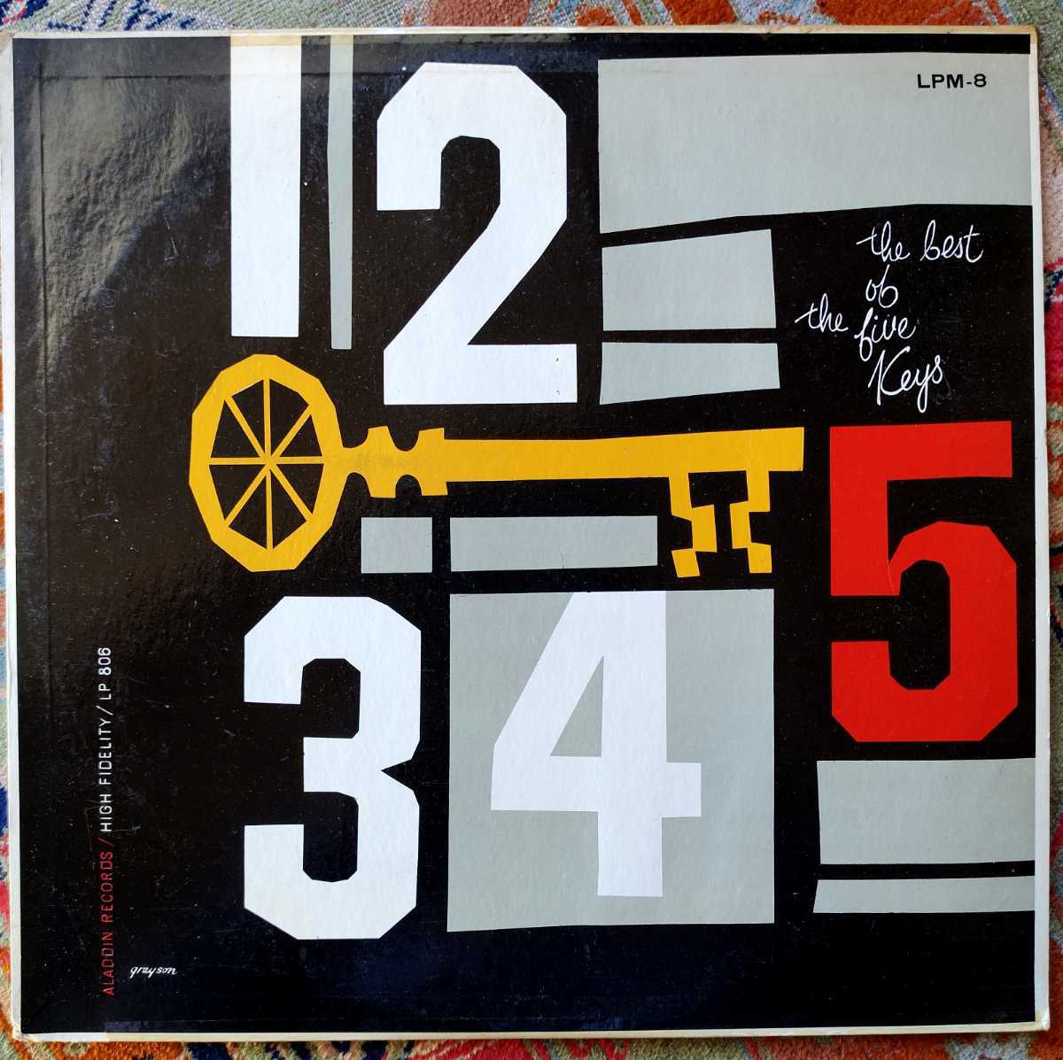 【やや傷や汚れあり】LP- 国内盤 BEST OF THE FIVE KEYS 1960年代前後の発売 古い物ですが、音質良好です。の落札情報詳細 - ヤフオク落札価格検索 オークフリー