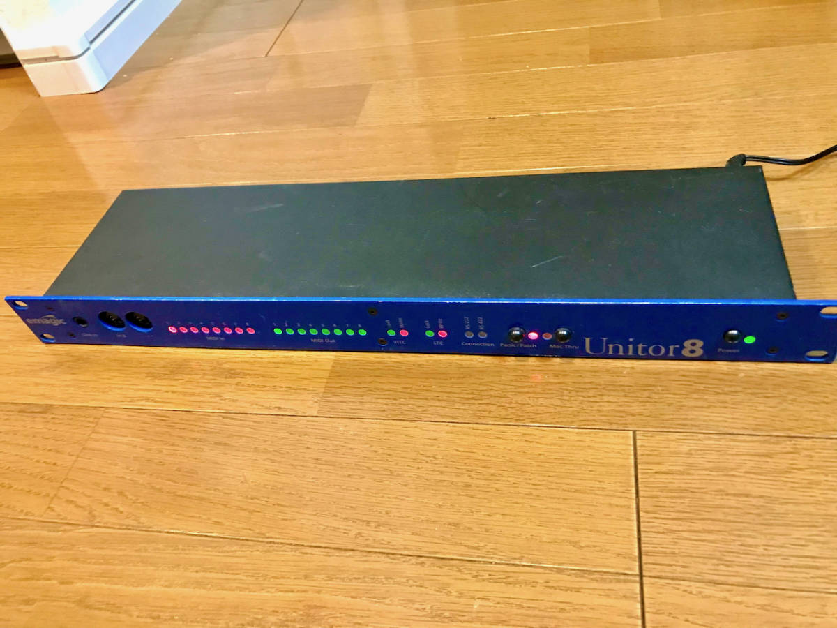 【傷や汚れあり】☆★ 売切り！ワンオーナー！ EMAGIC UNITOR 8 8IN/8OUT MIDI インターフェース steinberg ...