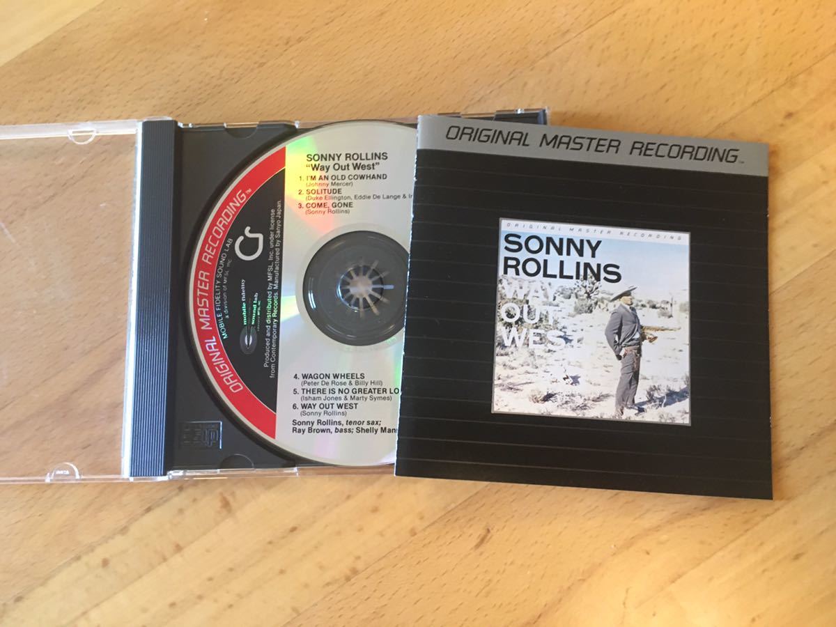 【目立った傷や汚れなし】Sonny Rollins / Way Out West (MFSL CD)ソニー・ロリンズ (Mobile ...