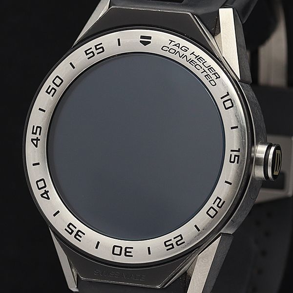 【全体的に状態が悪い】1円 タグホイヤー 充電式 SBF8A8014.11FT6076 コネクテッド モジュラー45 チタン スマートウォッチ 黒文字盤 メンズ腕時計 8870400 の落札 ...