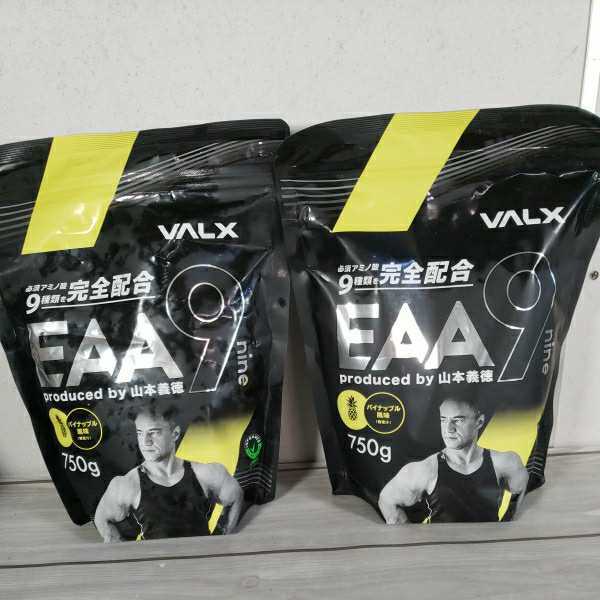 【未使用】412y2705★VALX バルクス EAA9 山本義徳 パイナップル風味 必須アミノ酸9種類配合 EAA 750g 国産 訳あり品2個セット の落札情報詳細| ヤフオク落札価格情報 ...