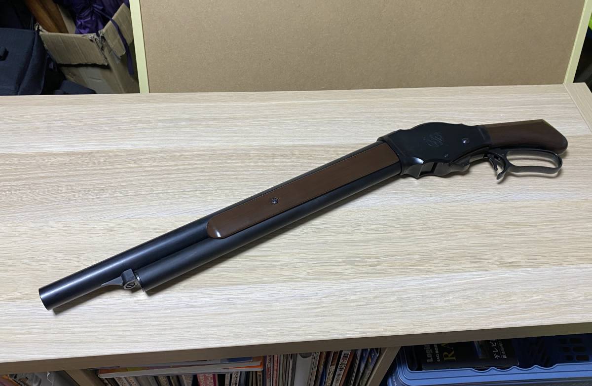 【目立った傷や汚れなし】【送料無料】マルシン M1887 ショットガン『ターミネーター2』8mm BB弾仕様 レバーアクションショットガンの落札情報詳細 - ヤフオク落札価格検索 オークフリー