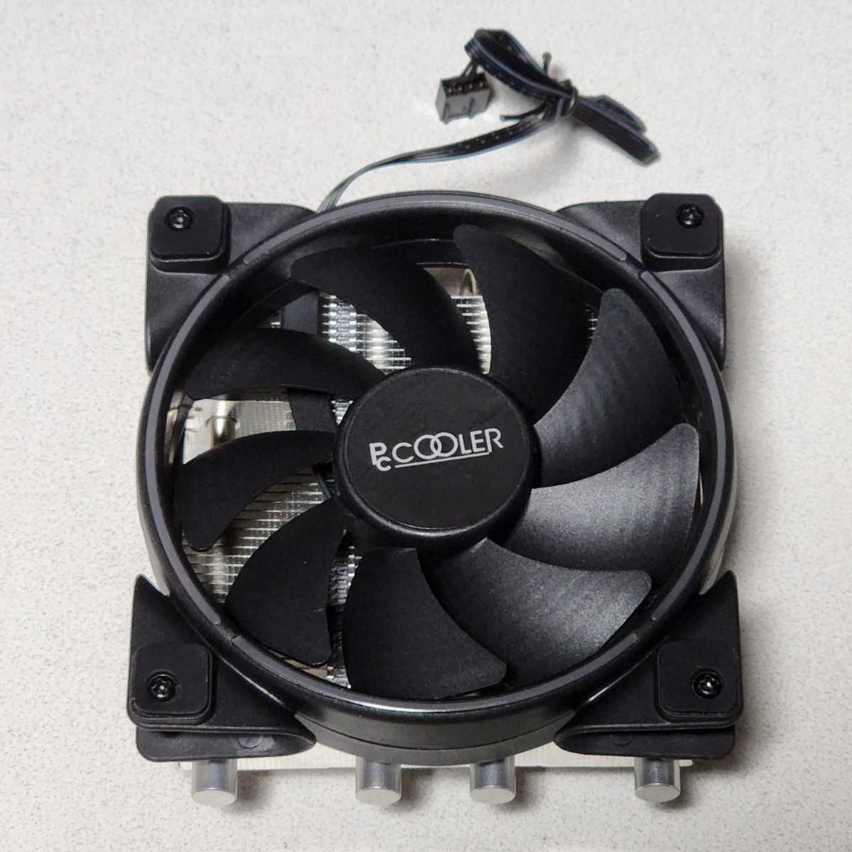 【やや傷や汚れあり】【送料無料】AINEX PC COOLER GI-46U-V2 120mmトップフロー型CPUクーラー 全高75mm ブルーLED搭載 LGA115X・LGA1200等対応 ...