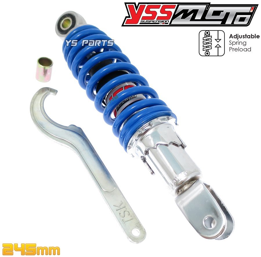 【未使用】【ツインダンパー】YSSリアサス青230mm ジョグ5BM[SA01J]ジョグZ2[SA04J]ジョグポシェ[SA08J]VOX[SA31J]ジョグ[SA36J]ジョグZR ...
