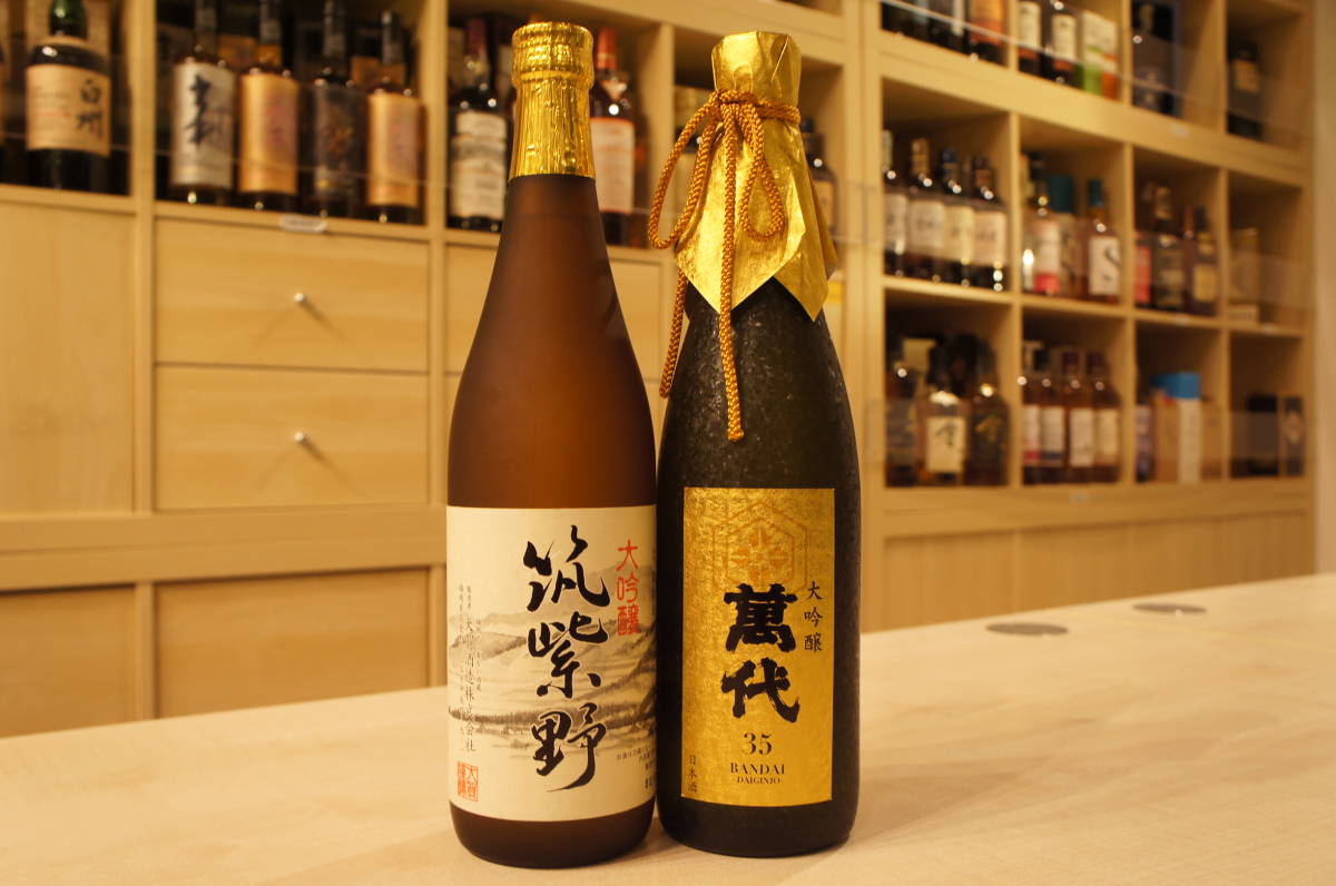 【未使用】123084.86 日本酒各種(大吟醸 萬代35 2022.12・大吟醸 筑紫野 2022.10）720ml 2本セット 福岡県の落札情報詳細 - ヤフオク落札価格検索 オークフリー