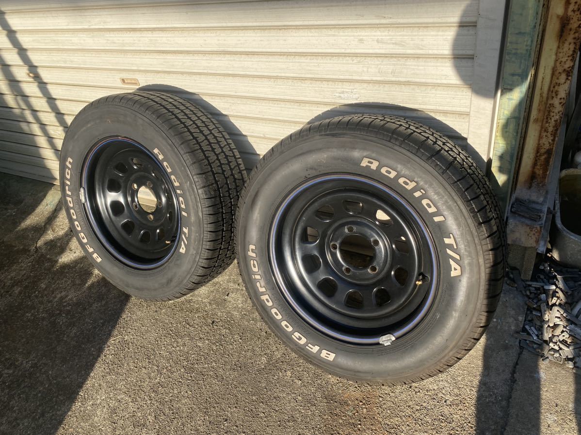 【目立った傷や汚れなし】p22560r15 95s 15インチ Bfグッドリッチ Bfgoodrich Radial Ta 15x7j 11435h デイトナ 中古2本 2019年製 