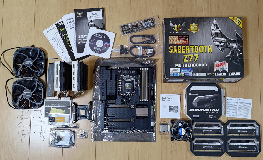 【目立った傷や汚れなし】ASUS SABERTOOTH Z77、CPU、メモリ一式の落札情報詳細 - Yahoo!オークション落札価格検索 オークフリー