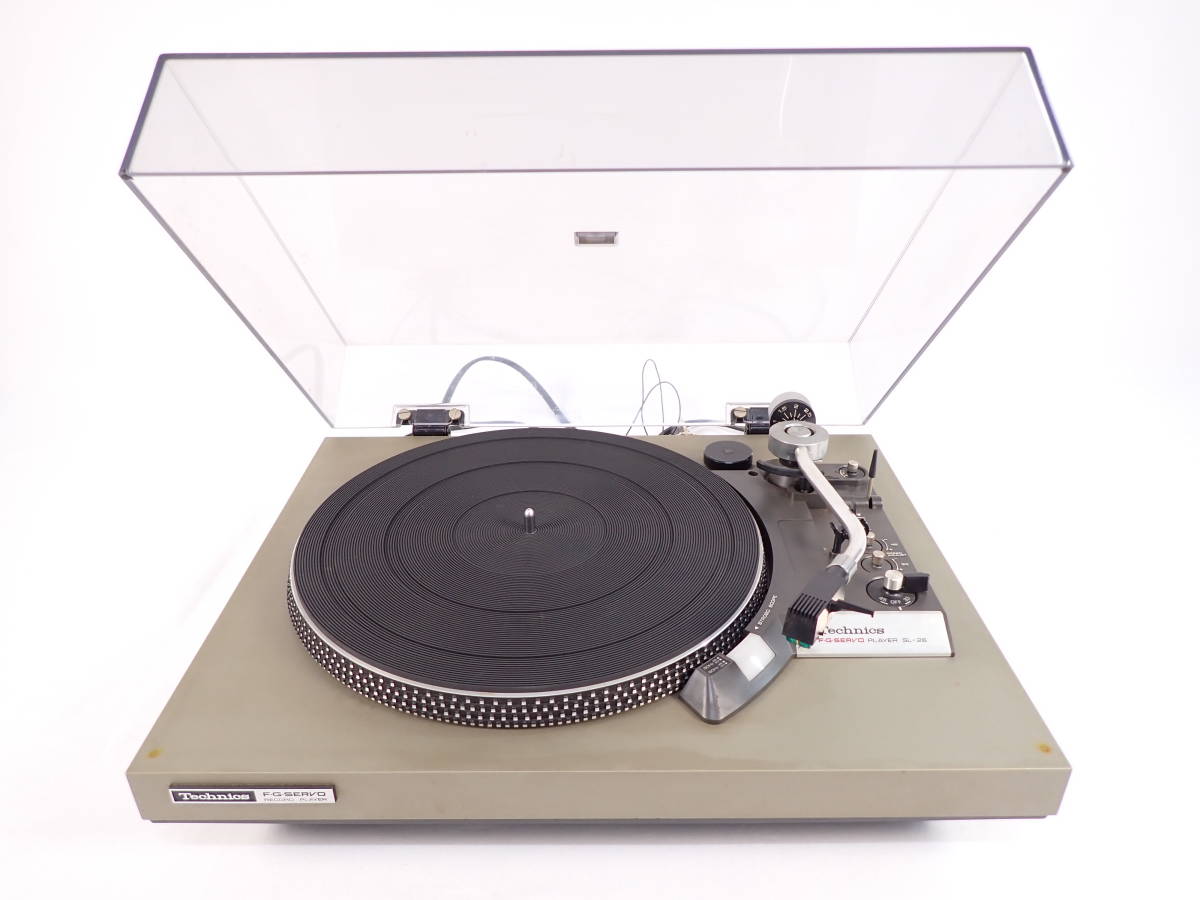 【やや傷や汚れあり】★ Technics テクニクス SL-26 F・G・SERVO PLAYER ターンテーブル レコードプレーヤー オーディオ機器 通電のみ確認済みの落札情報詳細 ...