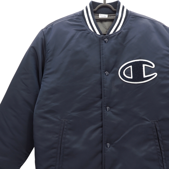 【やや傷や汚れあり】USA製 80’S ナスコ NASCO 中綿ナイロンサテンスタジャン RIDGRDALE BAND S レッド ...