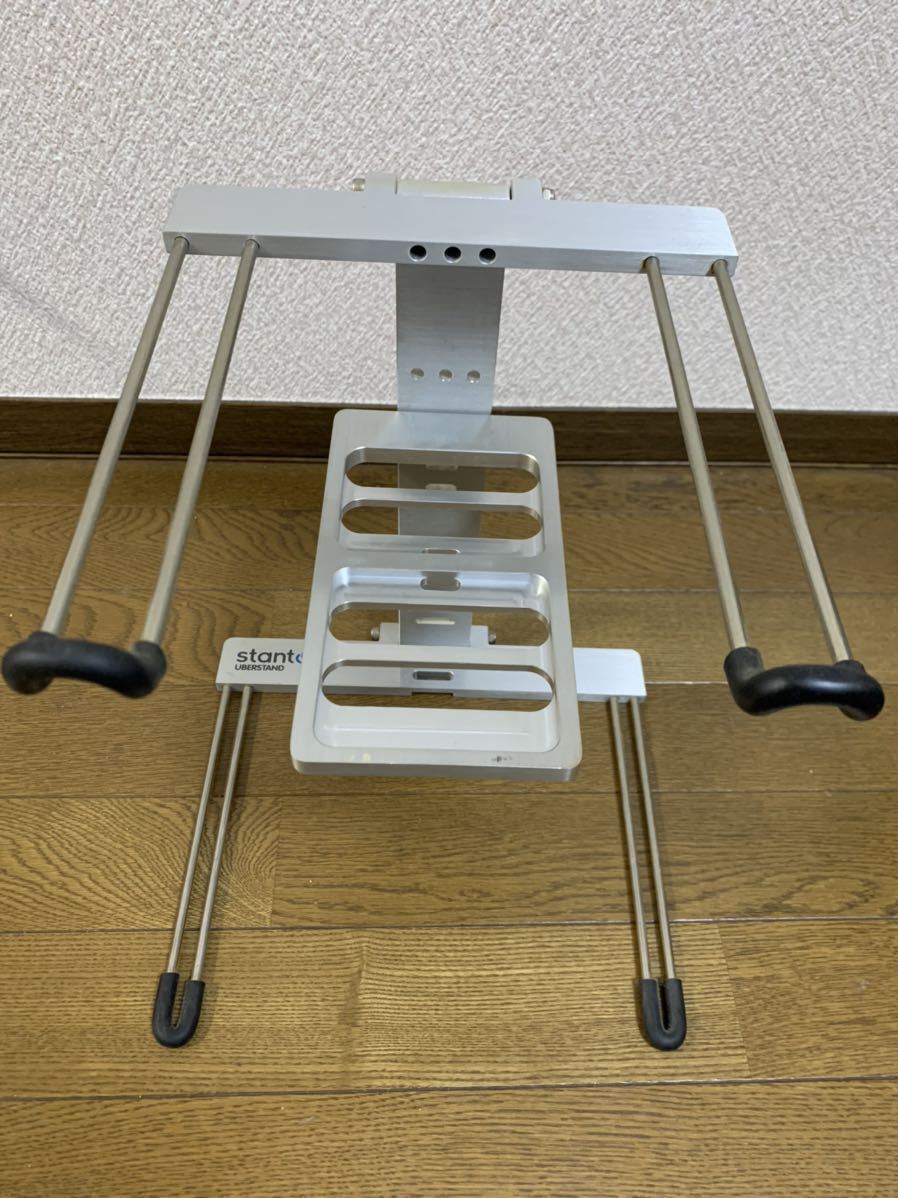 【やや傷や汚れあり】DJ機材② STANTON PCスタンド UBERSTAND Laptop Stand シルバー PCDJ の落札情報詳細 ...