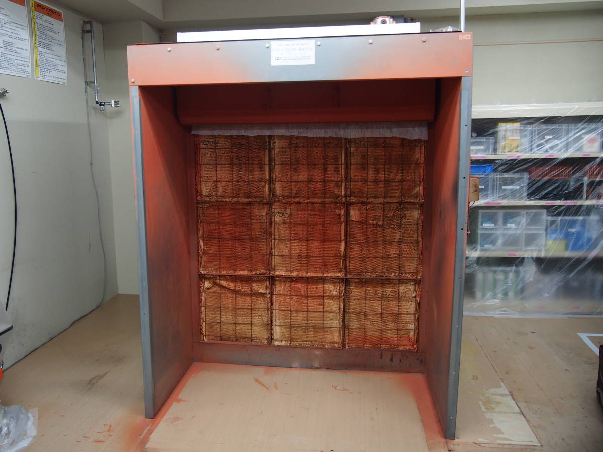 【傷や汚れあり】★【3F0127-1】 実働取り外し品 PARKER ENGINEBRING パーカーエンジニアリング ペイントアレスター塗装ブース PFB-1500 VPO-6B-2F 動作 ...