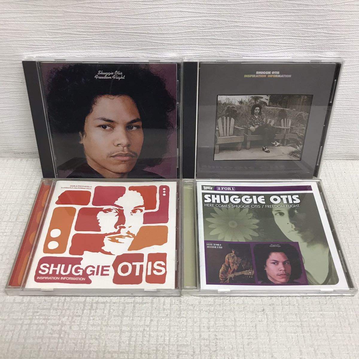 【目立った傷や汚れなし】KY0207A SHUGGIE OTIS シュギー・オーティス CD 4枚セット 国内 輸入盤 洋楽 R&B ソウル ...
