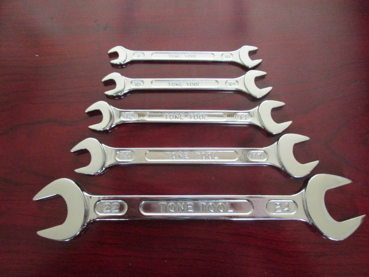【未使用】★ 新品未使用！TONE 両口スパナ ロングタイプ LS-08×10~22×24mm ②の落札情報詳細 - ヤフオク落札価格検索 ...