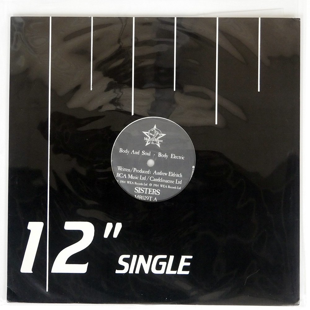 【やや傷や汚れあり】12", 45 RPM, UKオリジナルSingle The Sisters Of Mercy「Temple Of ...