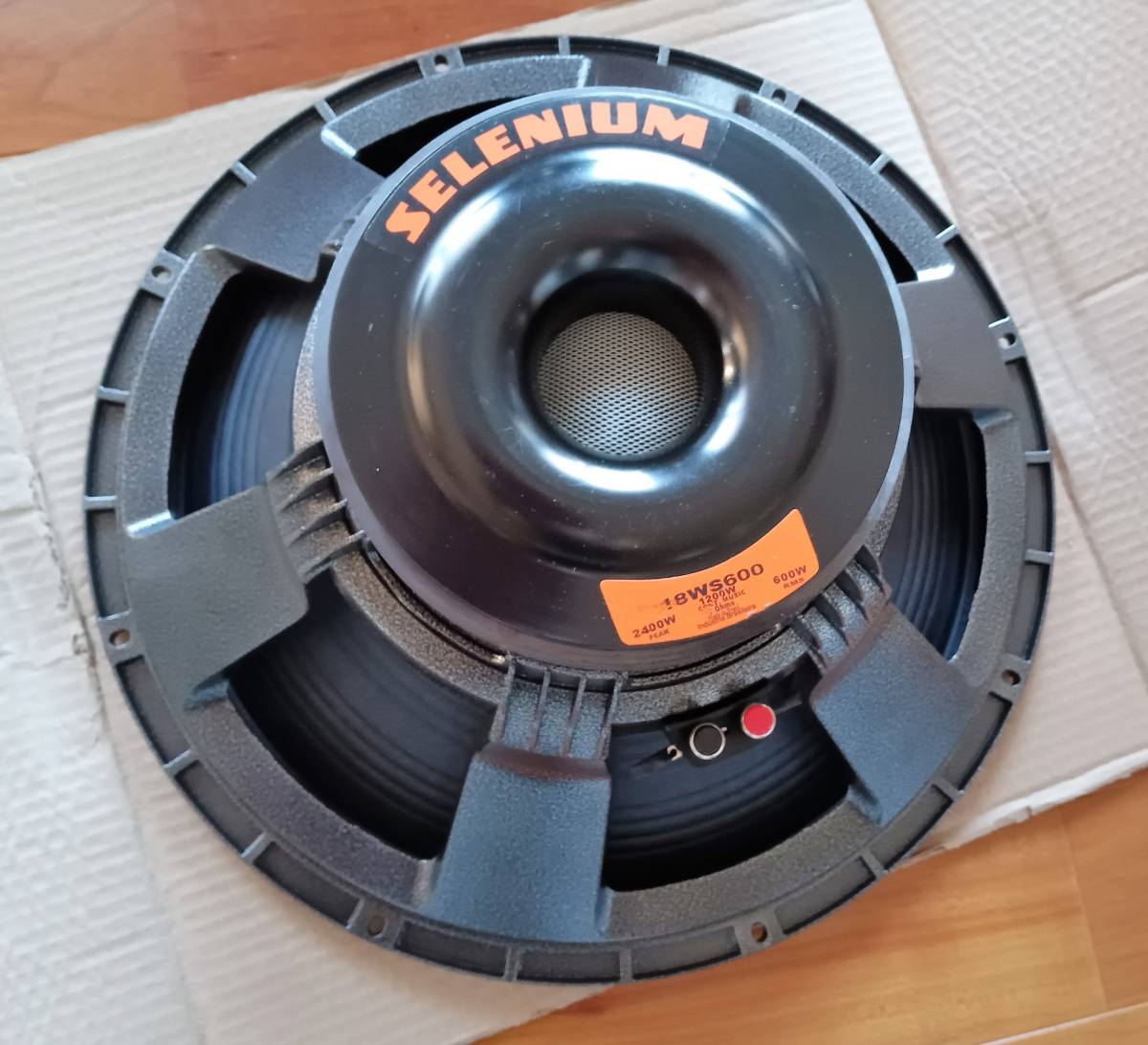 【未使用】新品！JBL 18インチ ミッドバスウーファー18WS600 超高能率98dB！46cm Professional Selenium プロ用 サブウーファーにの落札情報詳細 ...