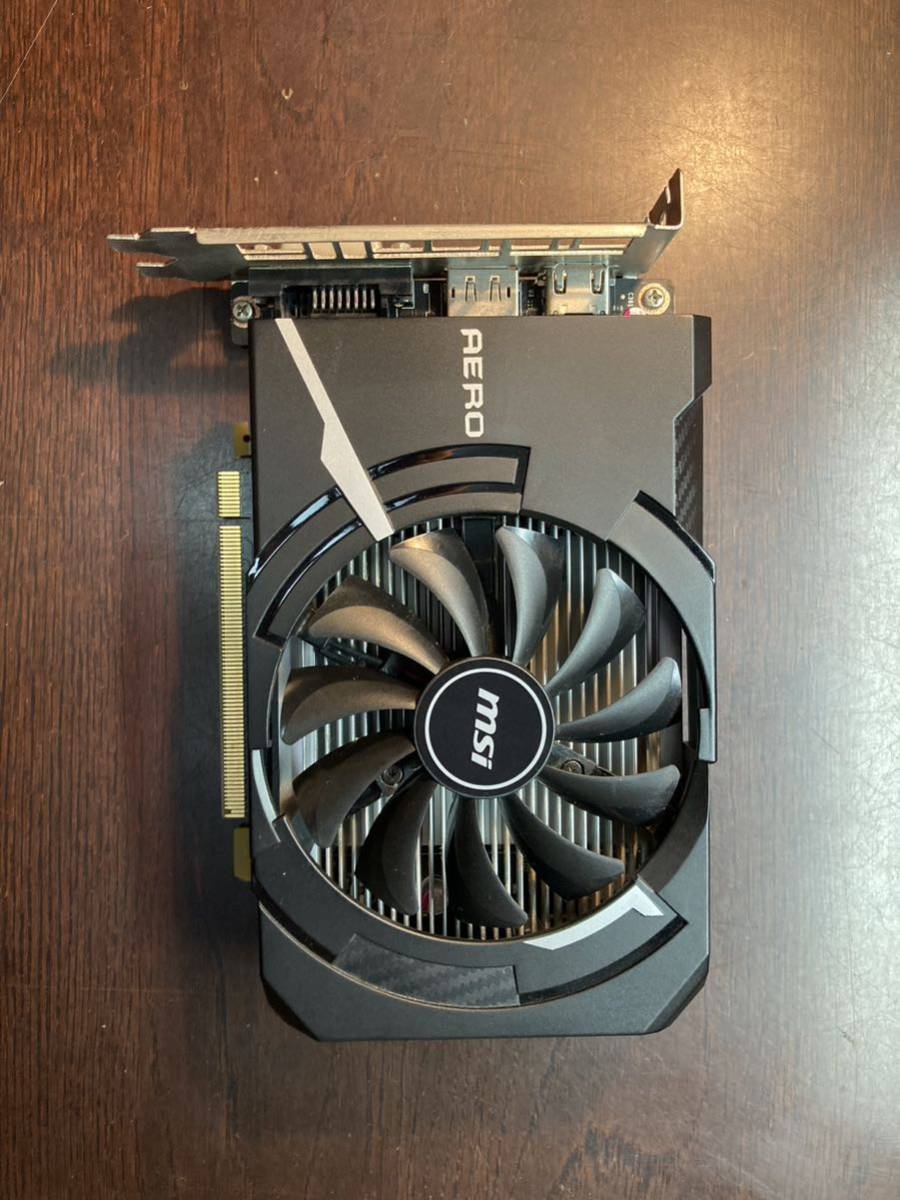 【目立った傷や汚れなし】MSI GeForce GTX 1650 D6 AERO ITX OCV2 ／4GB GDDR6の落札情報詳細 ...