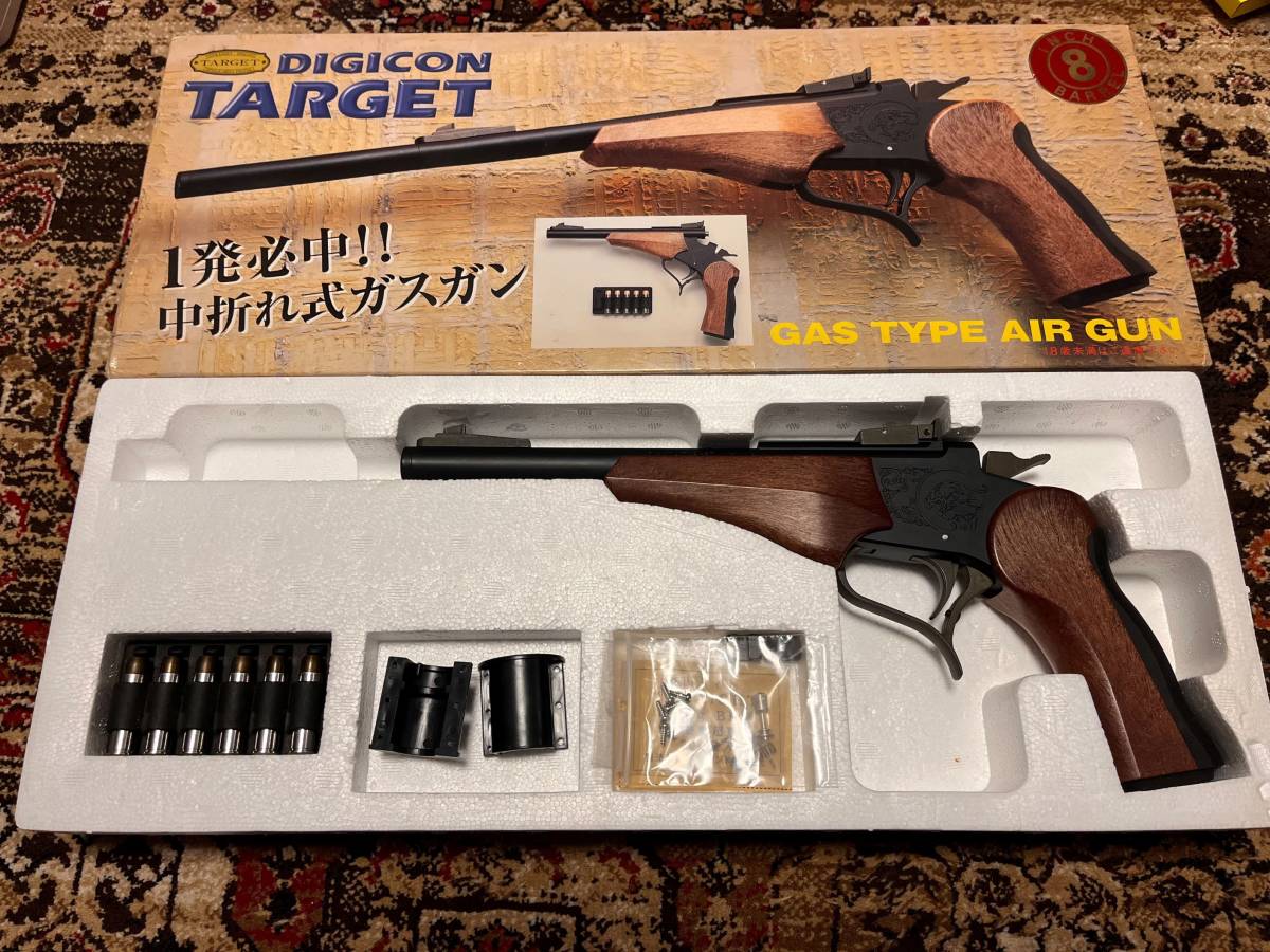 【やや傷や汚れあり】デジコンターゲット DIGICON TARGET 中折れ式ガスガン 6mmBB弾0.2g 初速確認済みの落札情報詳細 ...