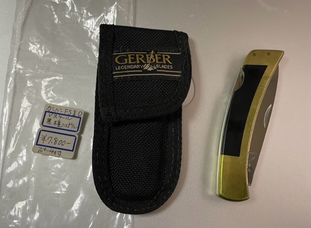 【目立った傷や汚れなし】GERBER FSⅡD (フォールディングスポーツマン2D) V STEEL 黒檀ハンドル GERBER製 布シース付き 【中古美品】の落札情報詳細 - ヤフオク落札 ...