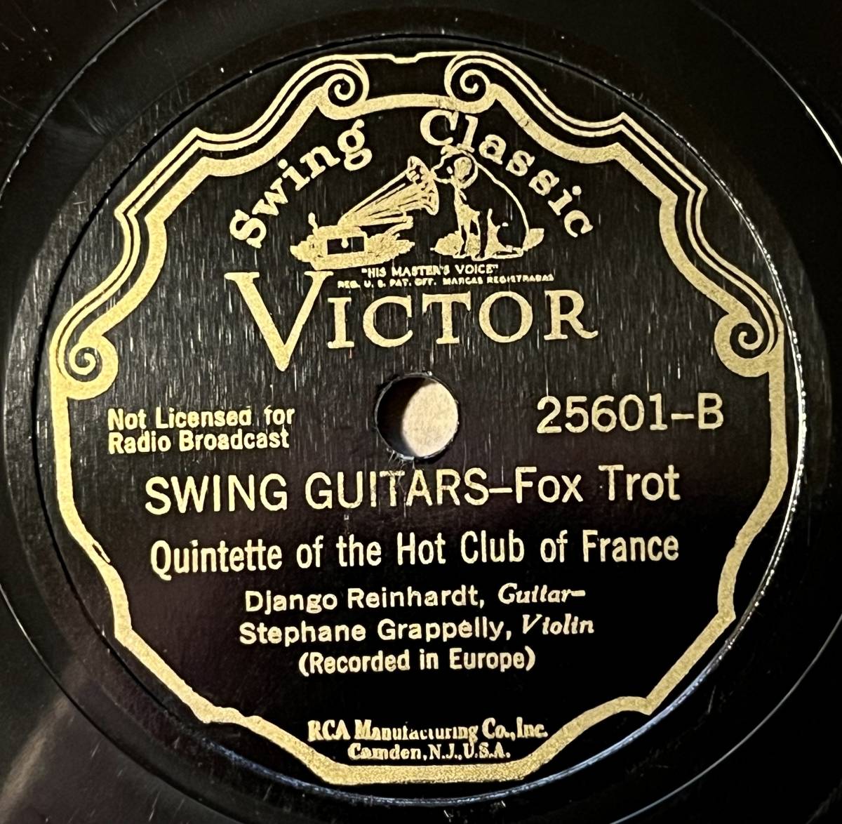 【傷や汚れあり】QUINTET OF THE HOT CLUB OF FRANCE VICTOR Swing Guitars DJANGO ...