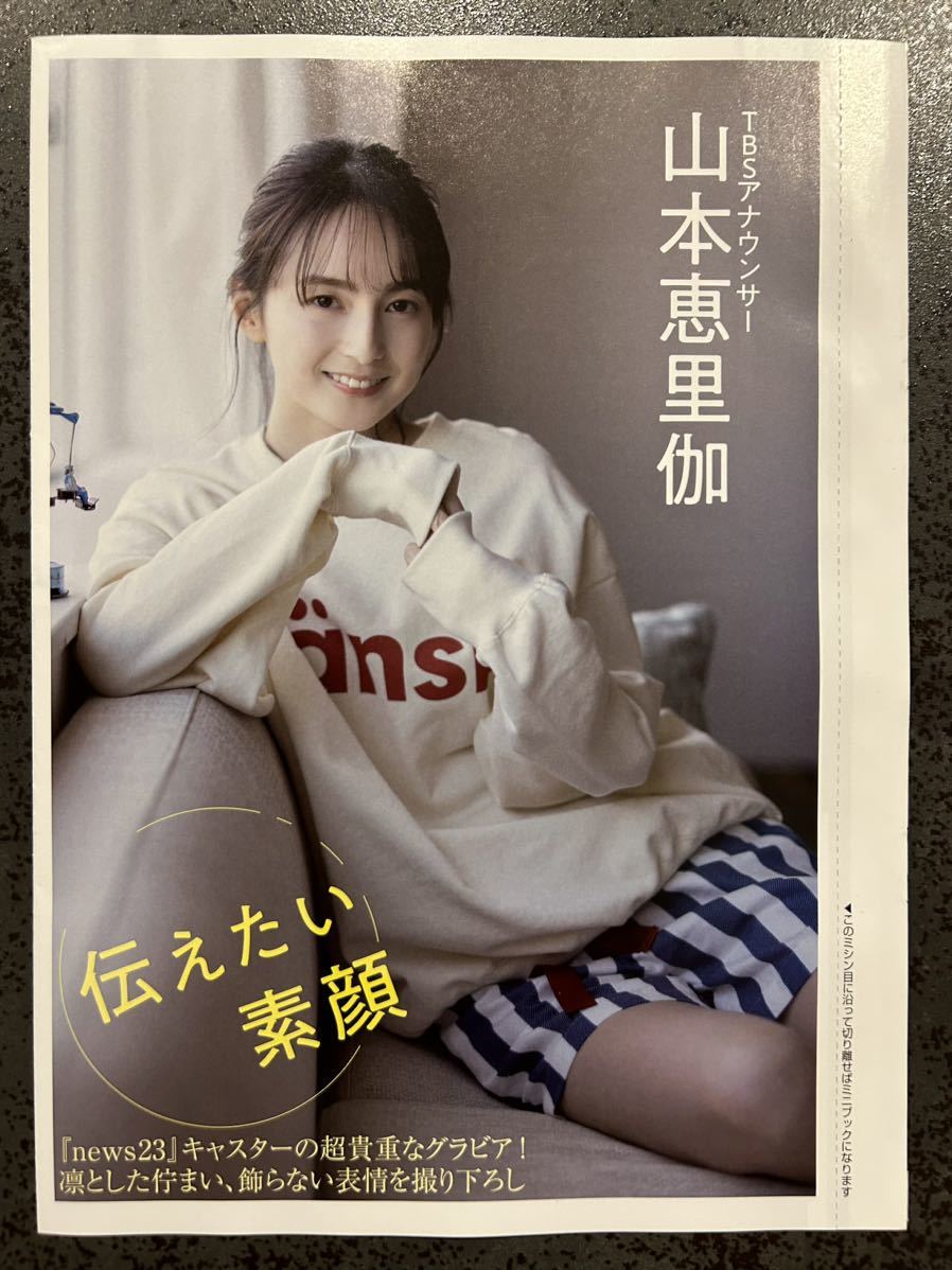 【目立った傷や汚れなし】切り抜き 山本恵里伽(TBSアナウンサー) 袋とじ 8P フラッシュ(FLASH)2023年3月28日・4月4日 伝えたい素顔の落札情報詳細 - Yahoo ...
