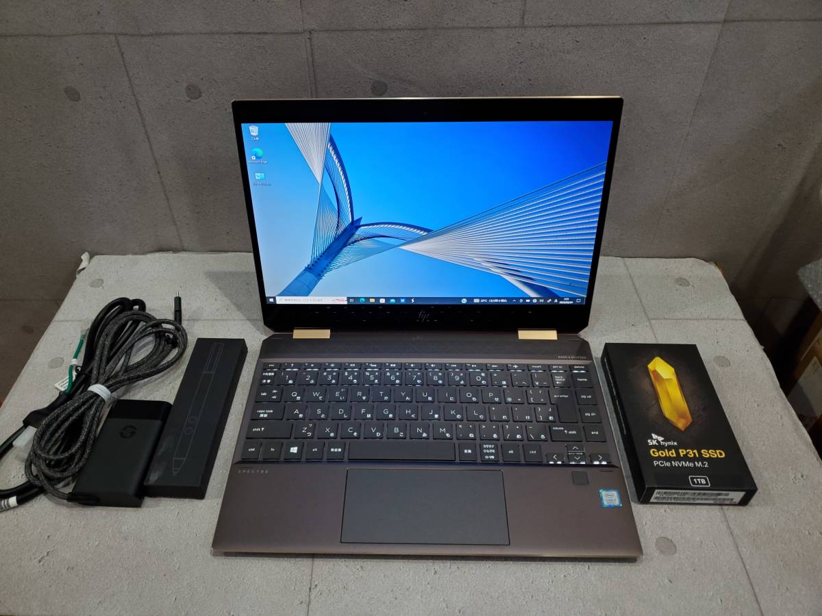 【やや傷や汚れあり】HP Spectre x360 13-ap0039TU / Core i7-8565U / 1TB / 16GB / Windows10 Proの落札情報詳細 - ヤフオク ...