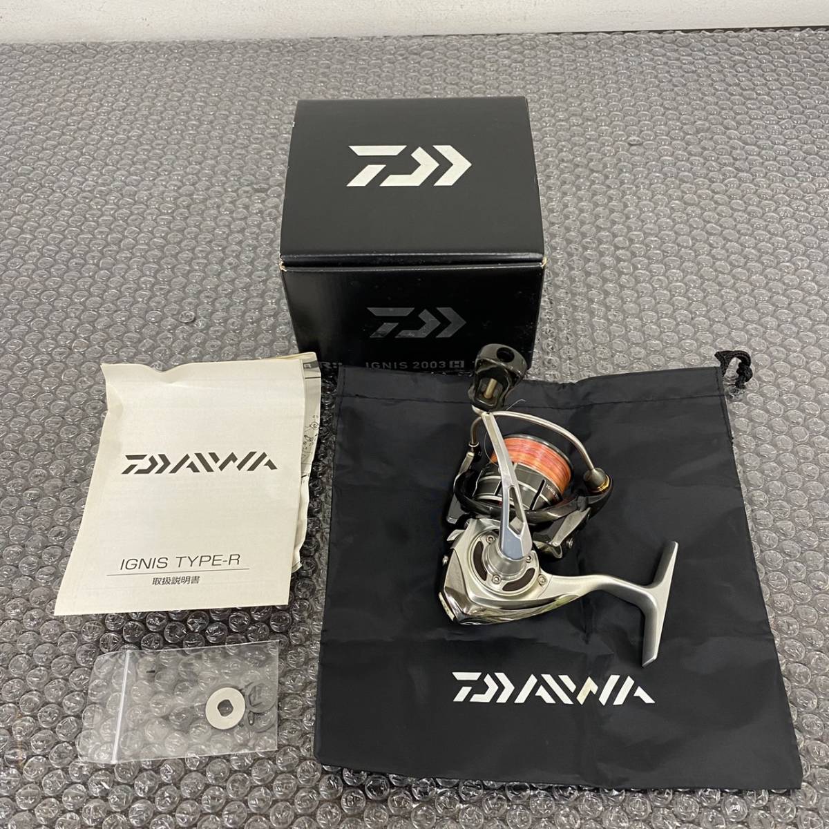 【全体的に状態が悪い】P274678(043)-457/SK5000【名古屋】リール Daiwa ダイワ IGNIS 2003 H TYPE ...
