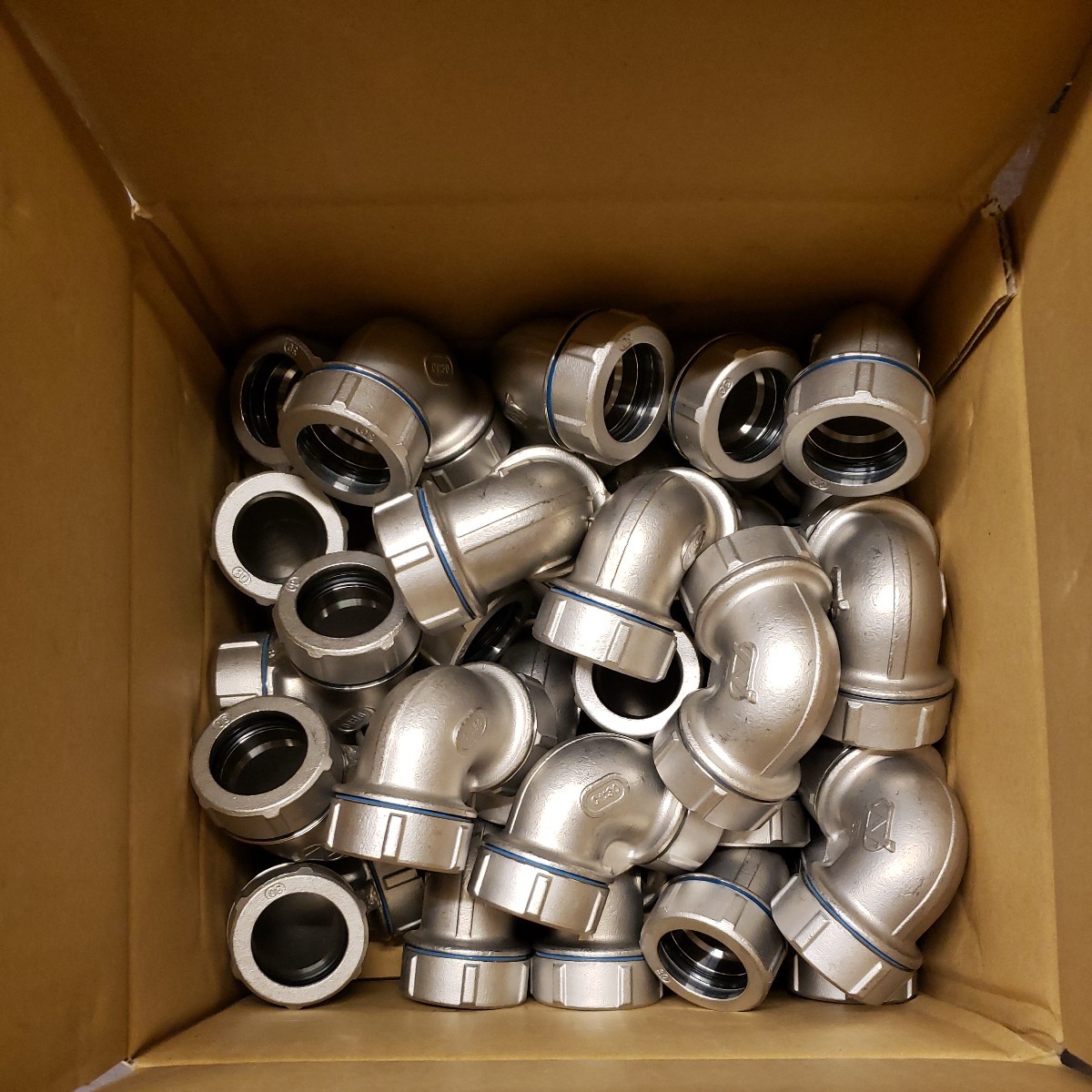 【未使用】☆未使用☆オーエヌ工業 ONK ナイスジョイント 配管用継手 NJ 90° エルボ 呼び径 30Su 30個 材質304の落札情報 ...