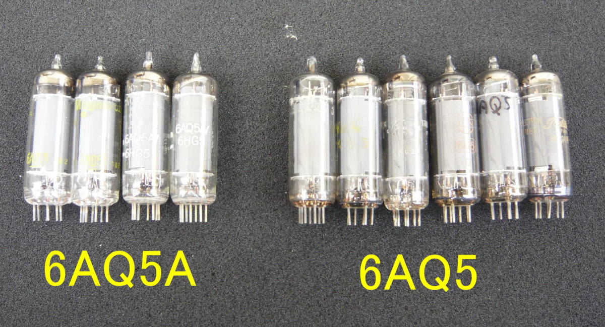 【傷や汚れあり】6AQ5 6本 ,6AQ5A 4本 計10本セットの落札情報詳細 - ヤフオク落札価格検索 オークフリー