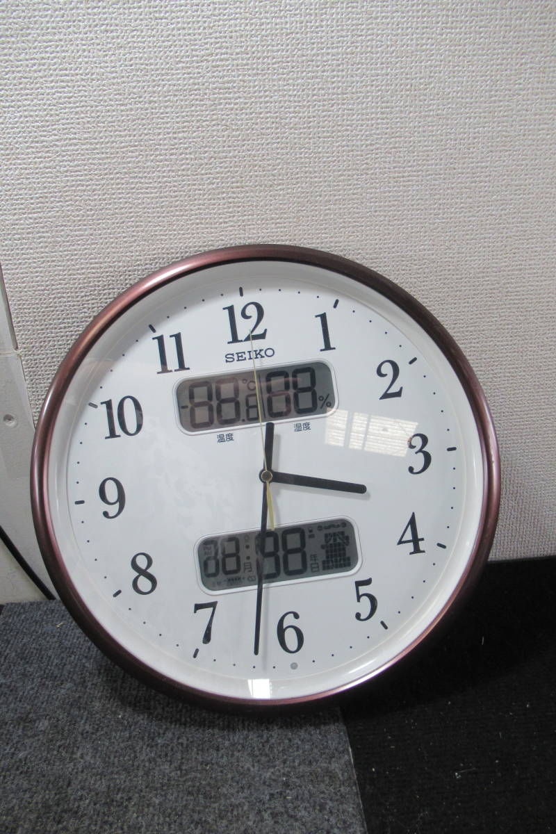 【傷や汚れあり】棚9.A429 SEIKO KX348B 電波掛時計の落札情報詳細 - ヤフオク落札価格検索 オークフリー