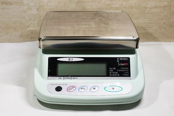 【未使用に近い】【質Banana】新品同様！ISHIDA/株式会社イシダ S-BOXWP 15kg 防水デジタル上皿型はかり 検定品 2022年製 ひょう量 現品限り♪の落札情報詳細 ...