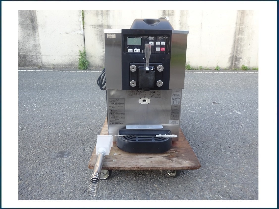 【やや傷や汚れあり】D9770 2020年製 パナソニック 卓上型自動加熱殺菌ソフトクリームサーバー SSF-M162PN/200V/空冷式（160個/時）/取説有/177万の落札情報詳細 ...