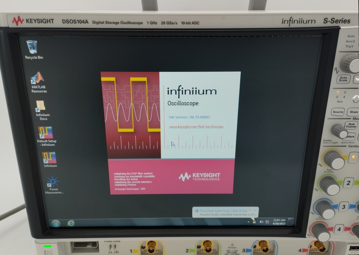 【目立った傷や汚れなし】【校正証明書・標準付属品付き】DSOS104A /Op:400 高解像度オシロスコープ Keysight／キーサイトの ...