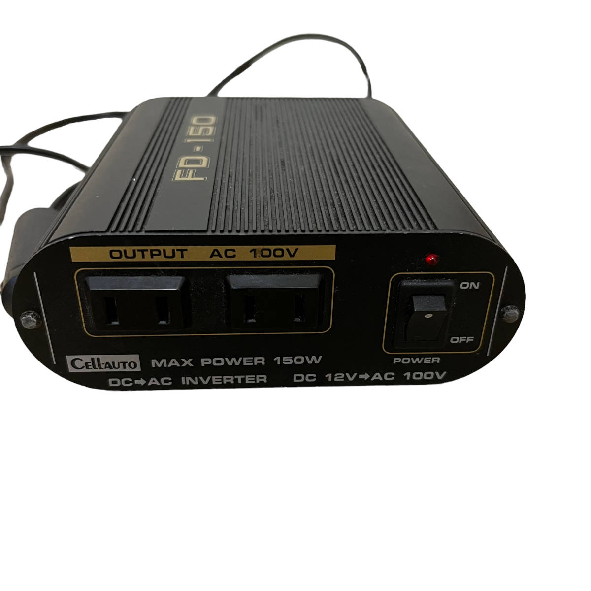 【傷や汚れあり】【ジャンク】セルオート インバーター FD−150 DC12V→AC100V 150Wの落札情報詳細 - ヤフオク落札価格検索 オークフリー