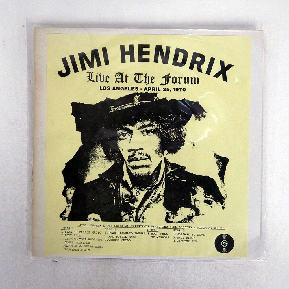 【やや傷や汚れあり】米 ブート JIMI HENDRIX/LIVE AT THE FORUM LOS ANGELES - APRIL 25TH ...