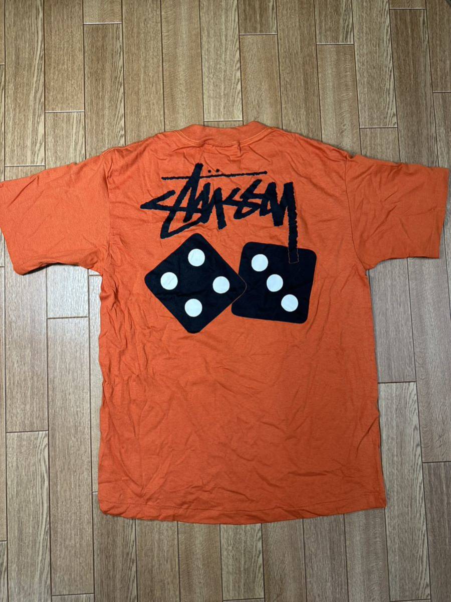 【未使用】STUSSY 黒タグ(L)デッドストック未使用 ダイスTee サイコロオールドOLD ヴィンテージ 非売品 1円激レア売切り 1980 80s S2C ステューシーの落札情報詳細 ...