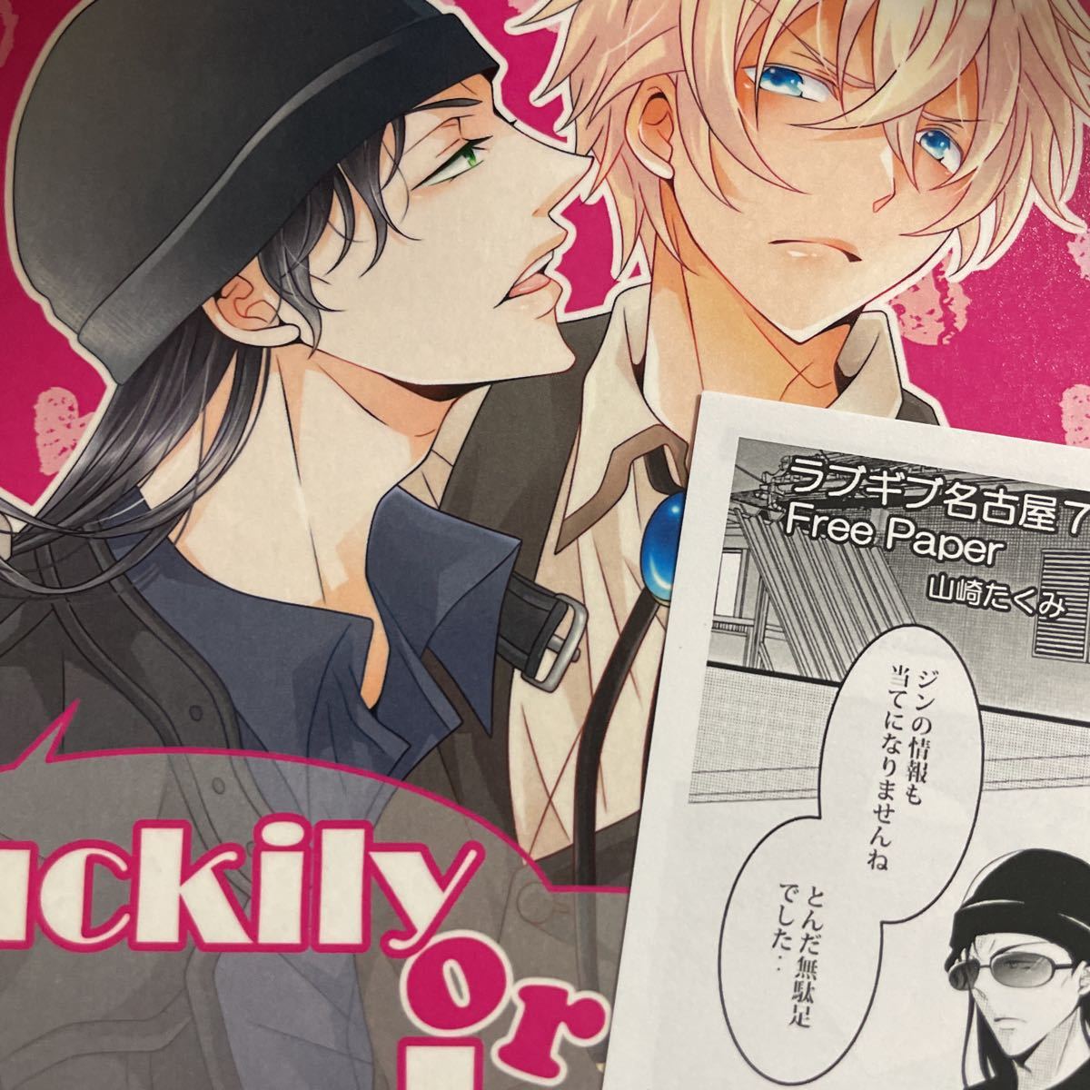 【目立った傷や汚れなし】名探偵コナン 赤安 同人誌 Luckily or unLuckily （赤井秀一×降谷零） / たくみ庵 ライバボ ...