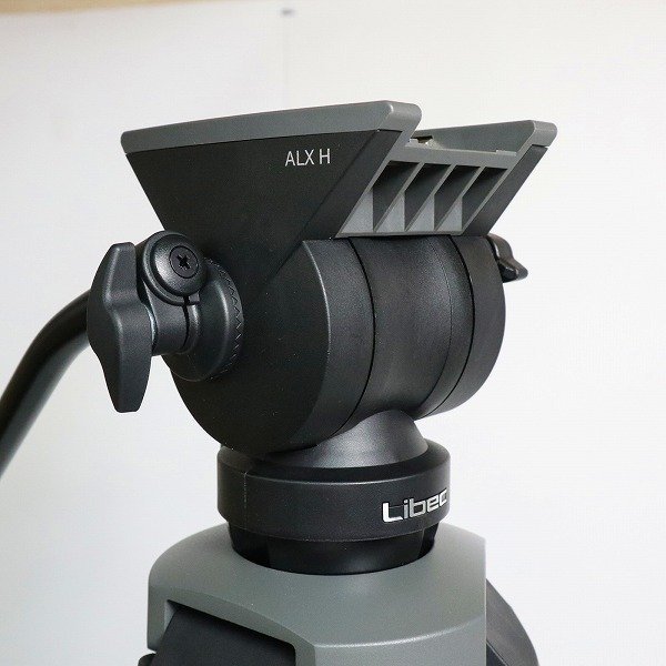 【傷や汚れあり】★Libec/リーベック ALX KIT ALX H/ALX T 雲台 三脚 セット RC-20 ケース付き ビデオカメラ ...